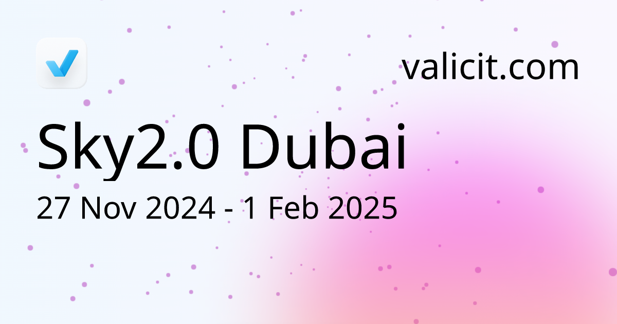 Sky2.0 Dubai - Valicit